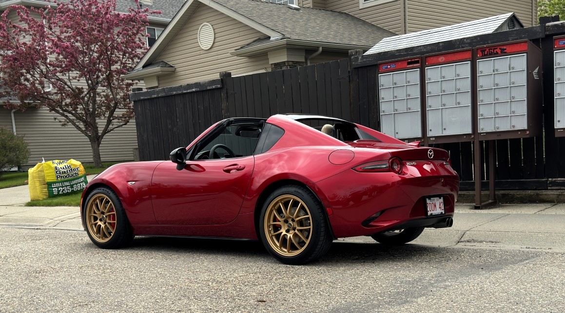 let's see your 215s on 8" wheels pics! - MX-5 Miata Forum